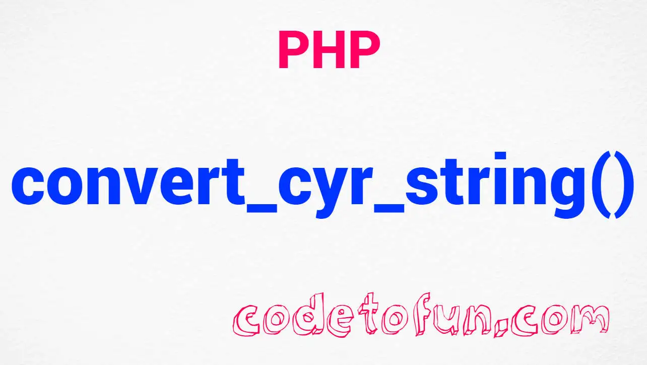 PHP Tutorial Blogs | CodeToFun